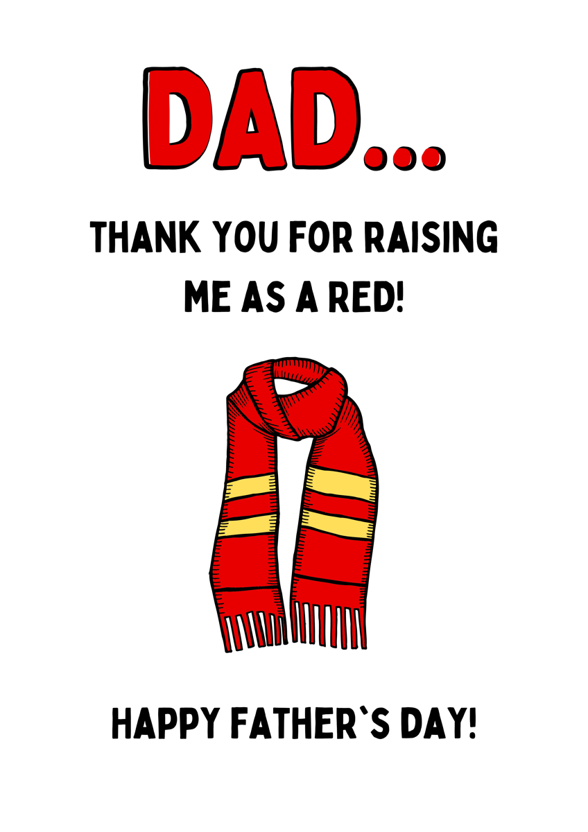 Dad Liverpool Red - Father's Day – Purple Train